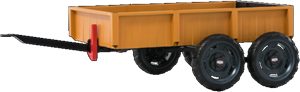 BERG Tandem trailer L (voor BERG Rally), excl trekhaak bij Buitengoed