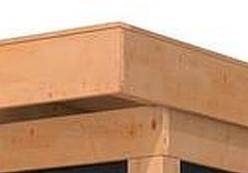 Daktrim hout (standaard) bij Buitengoed